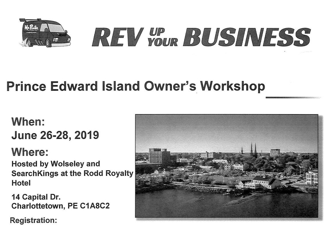 Mr. Rooter Annual Owner's Workshop - JF Taylor Enterprises Ltd